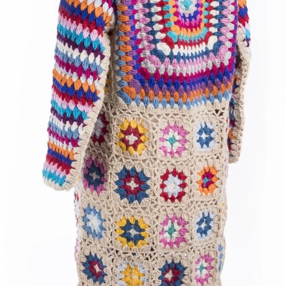 SAACHI | Sweaters | Saachi Crochet Long Cardigan | Poshmark